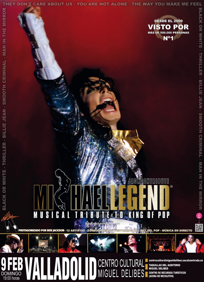 Evento :: MICHAEL LEGEND :: Centro Cultural Miguel Delibes